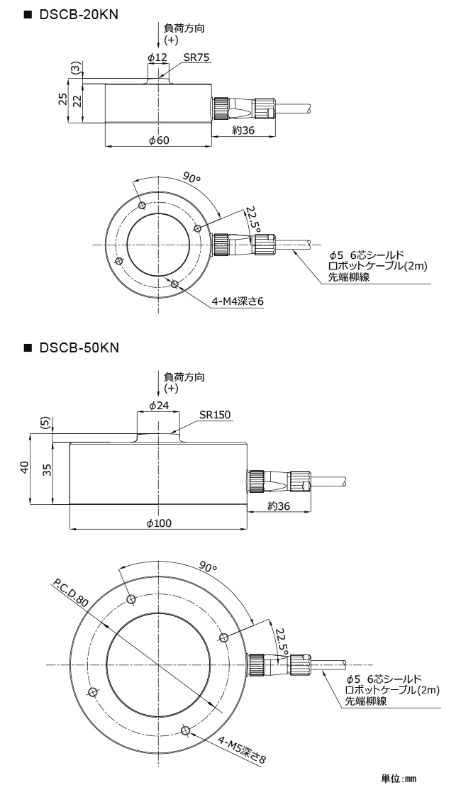 高剛性デジタルロードセル DSCB | UNIPULSE
